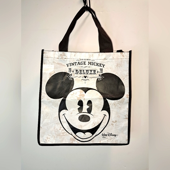 Disney | Bags | Vintage Mickey Disney Reusable Tote Grocery Shopping ...